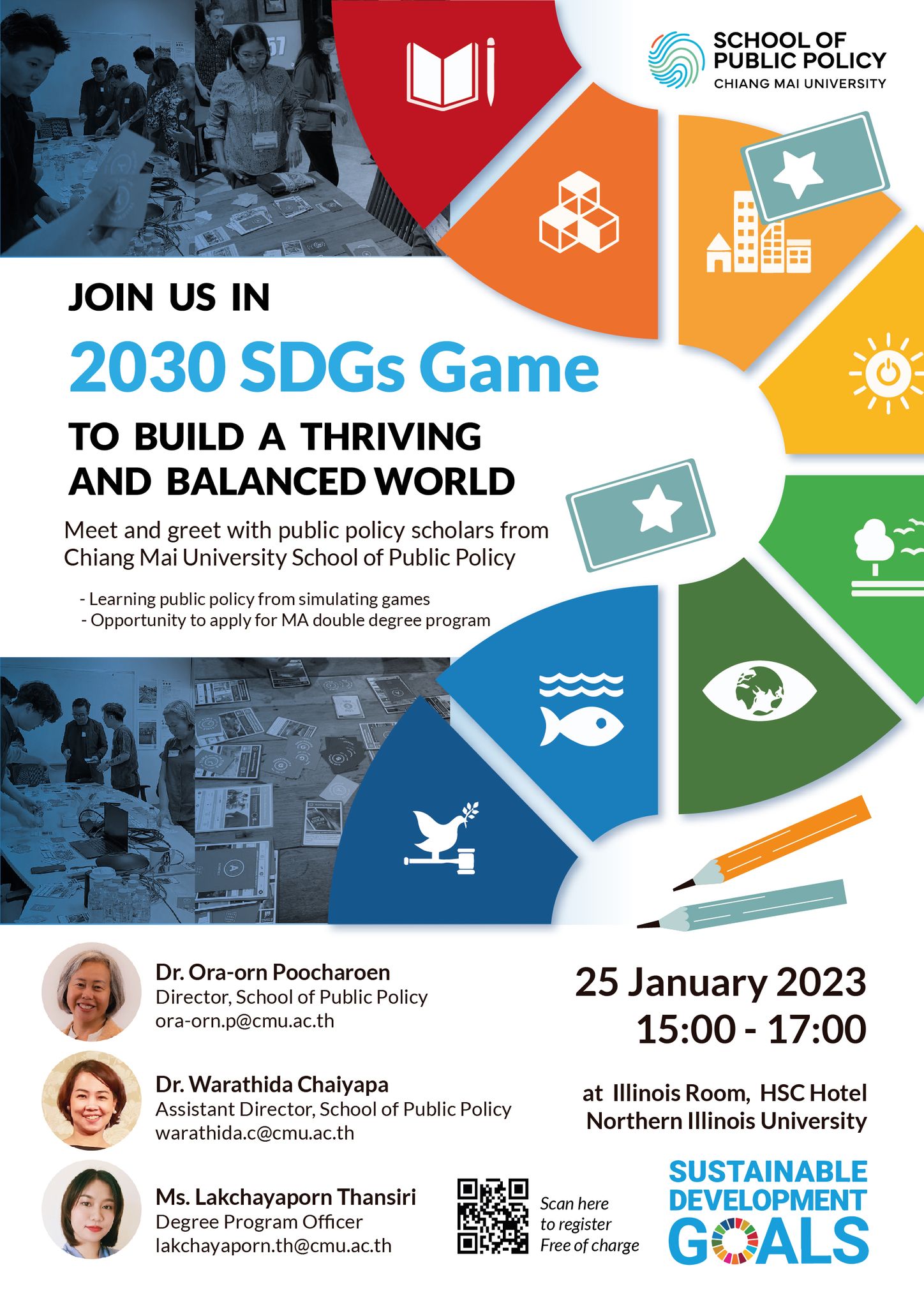 2023 SDGs Game in US! - School of Public Policy, Chiang Mai University