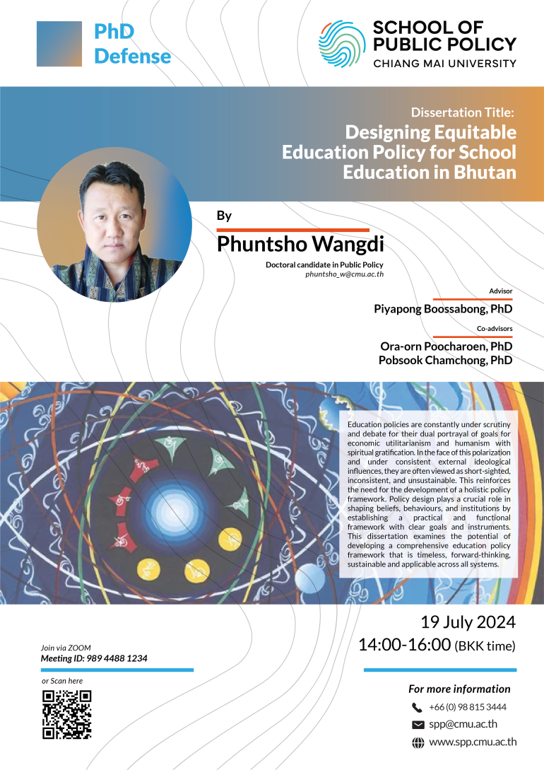 PhD Thesis Defense_Phuntsho Wangdi, doctoral candidate in public policy ...